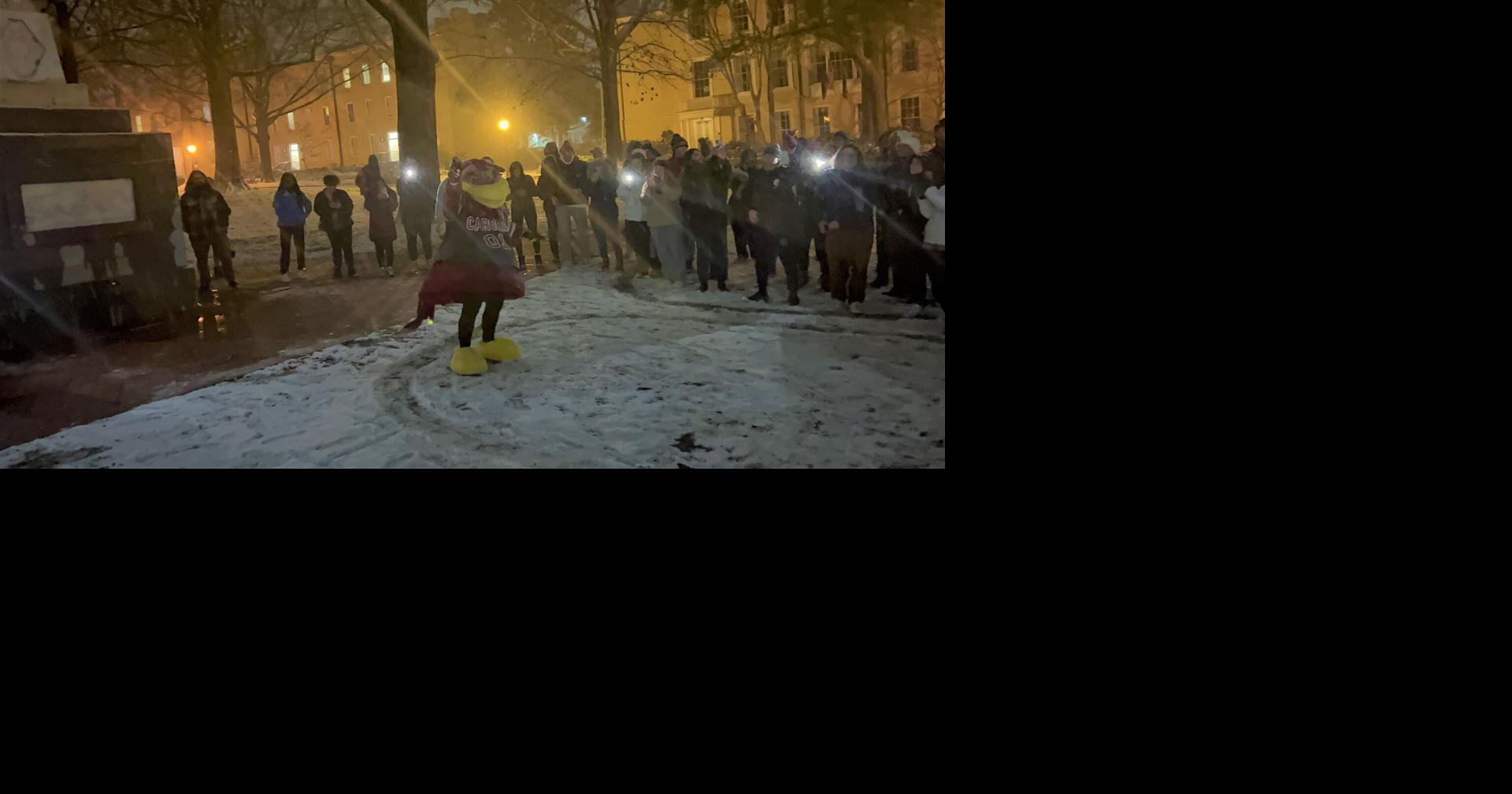 Snow sparks impromptu party on UofSC campus | Columbia | coladaily.com