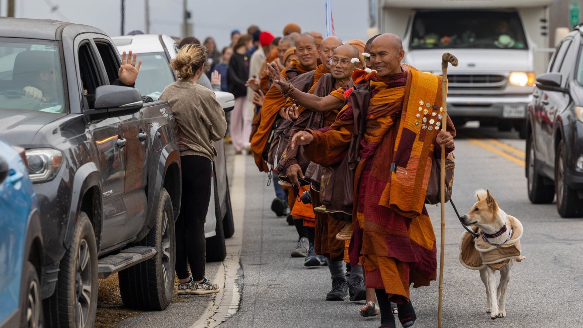 Monks to pass through Columbia on Walk for Peace | Communities ...