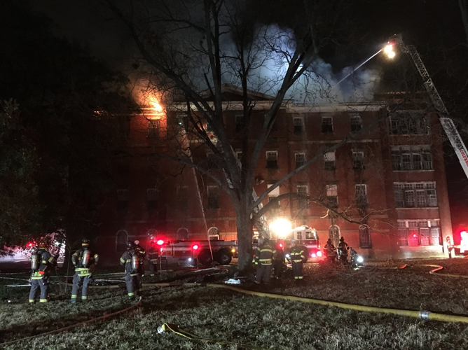 Columbia Fire controls blaze inside historic Babcock Building after six ...