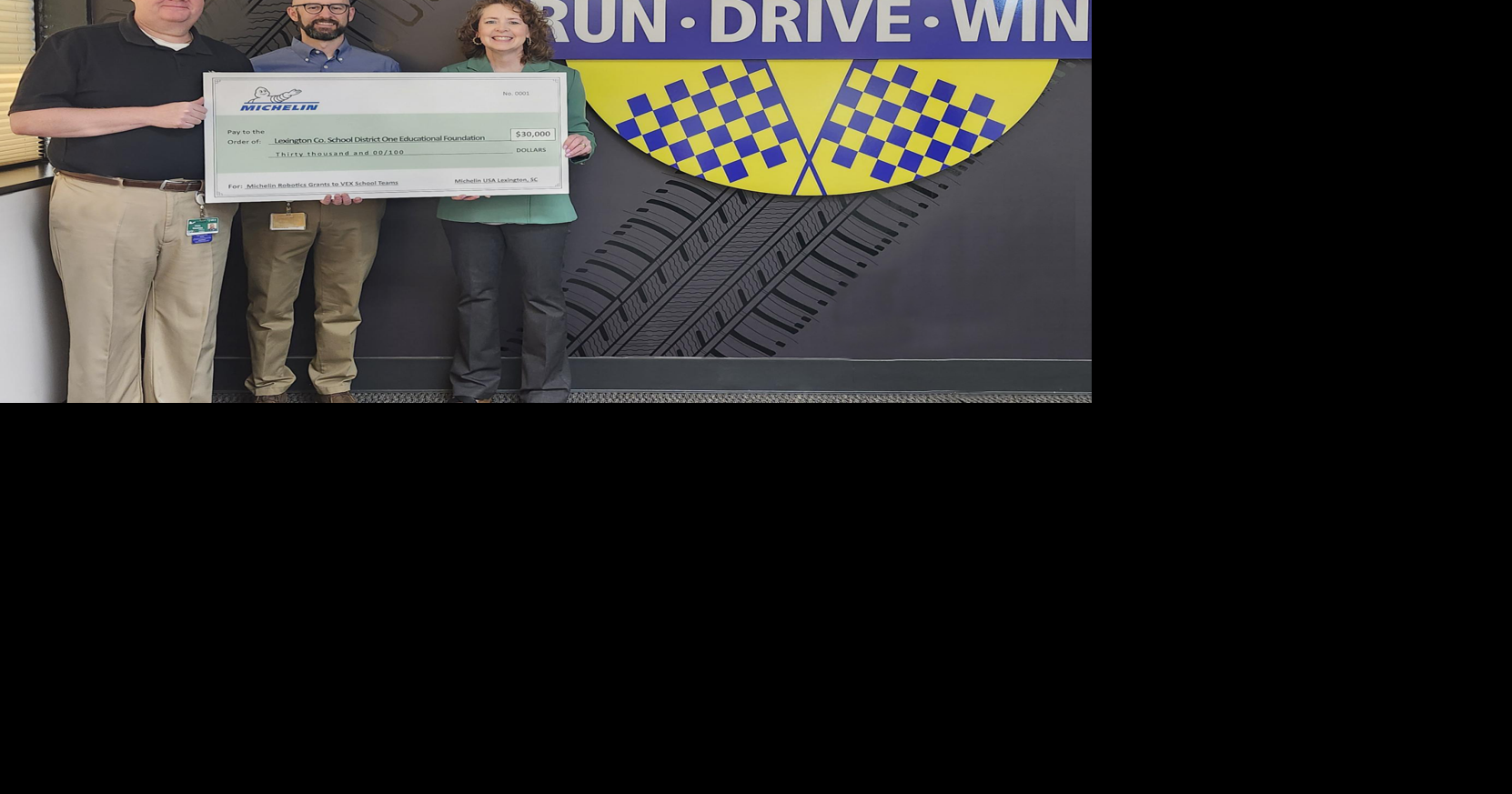 Lex One educational foundation receives $30,000 donation from Michelin ...