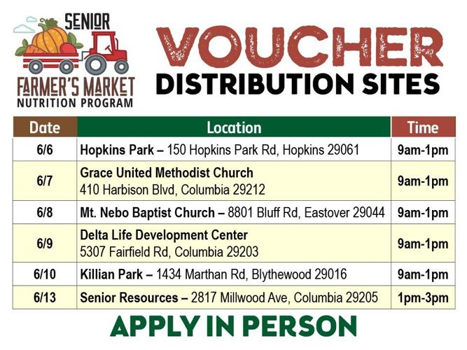 The Senior Farmers' Market grant program returns, providing fruits and ...