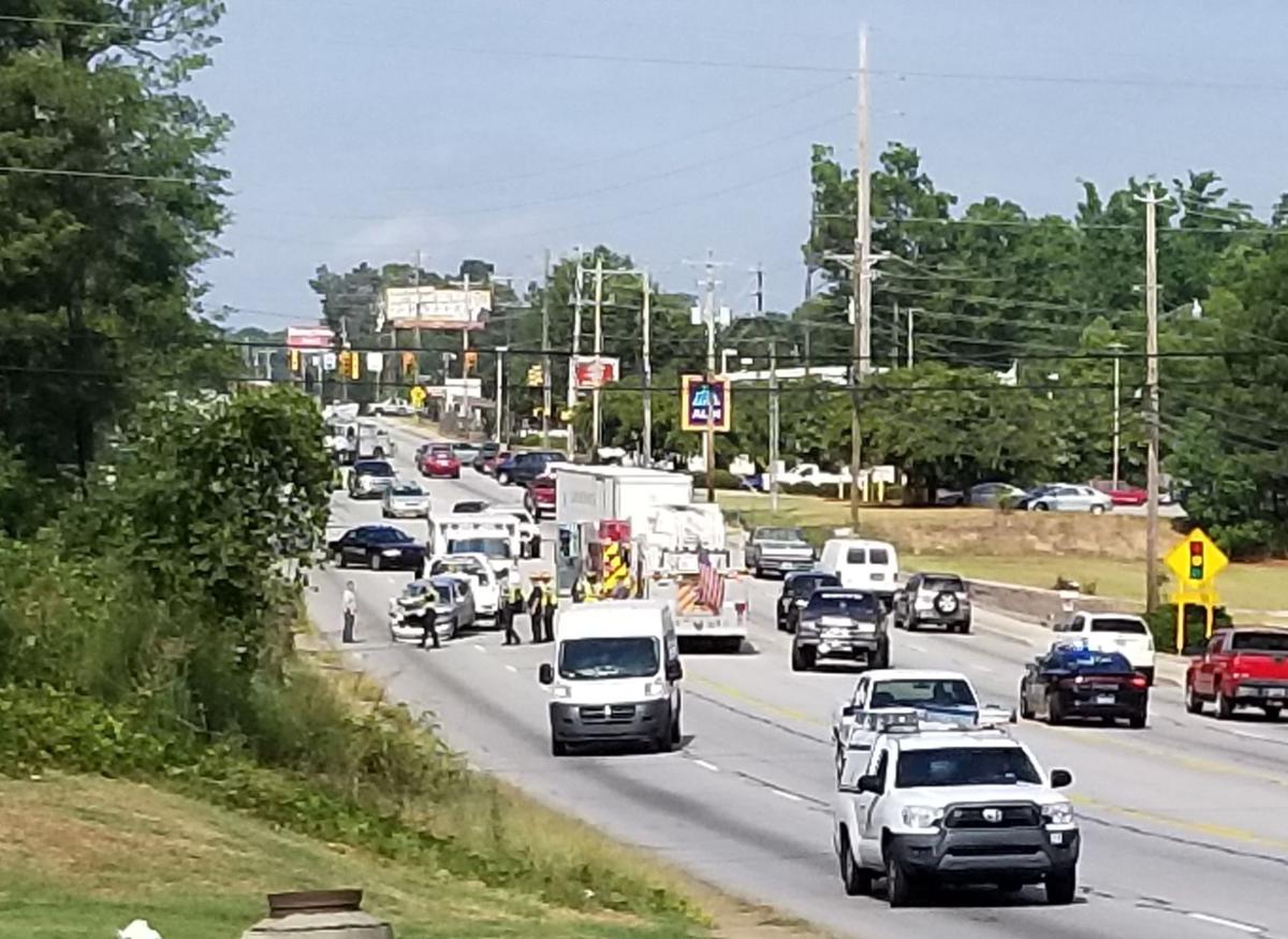 Lanes blocked on Augusta Highway after multi-vehicle accident with ...