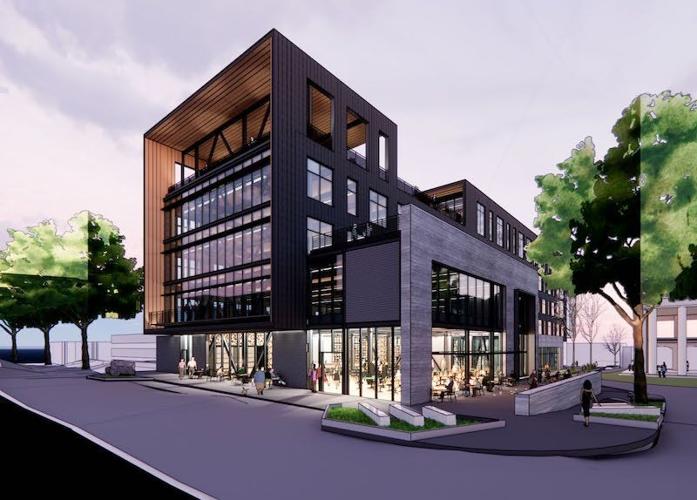 Officials hold groundbreaking ceremony for new retail, office building ...