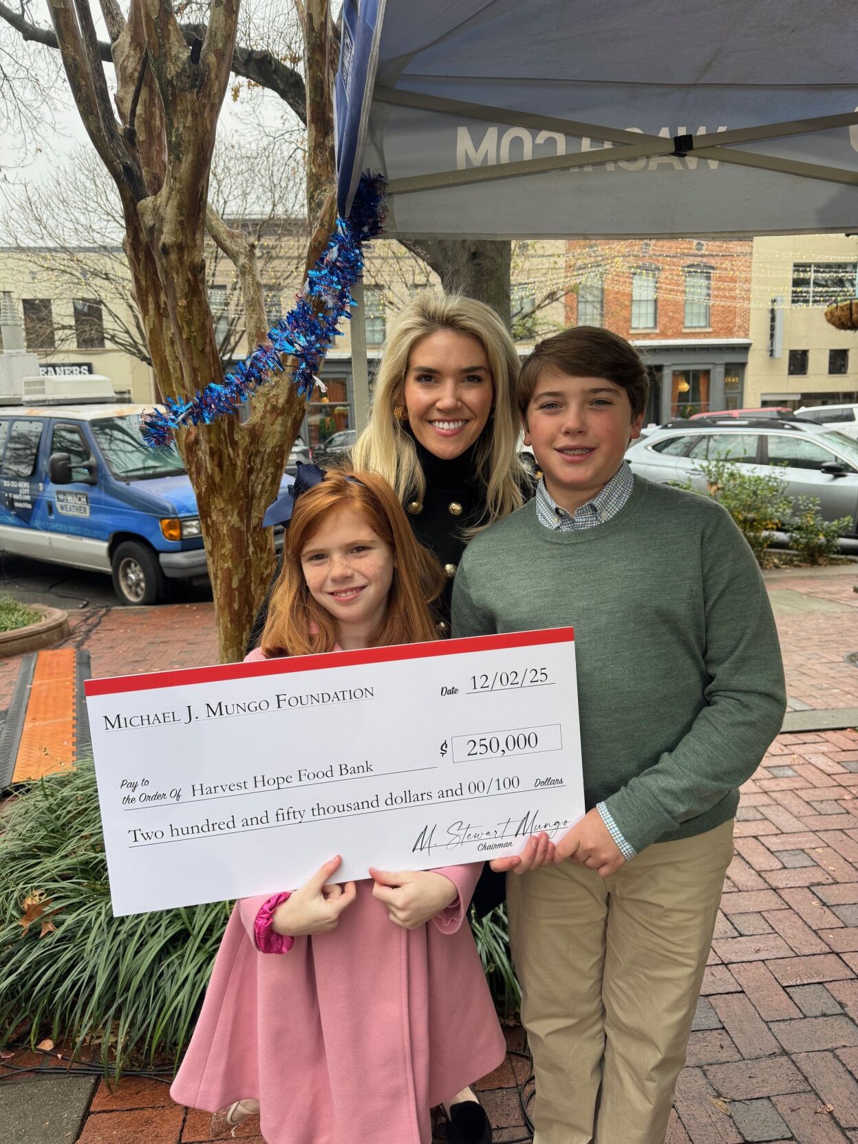 Michael J. Mungo Foundation makes donation to Harvest Hope ...
