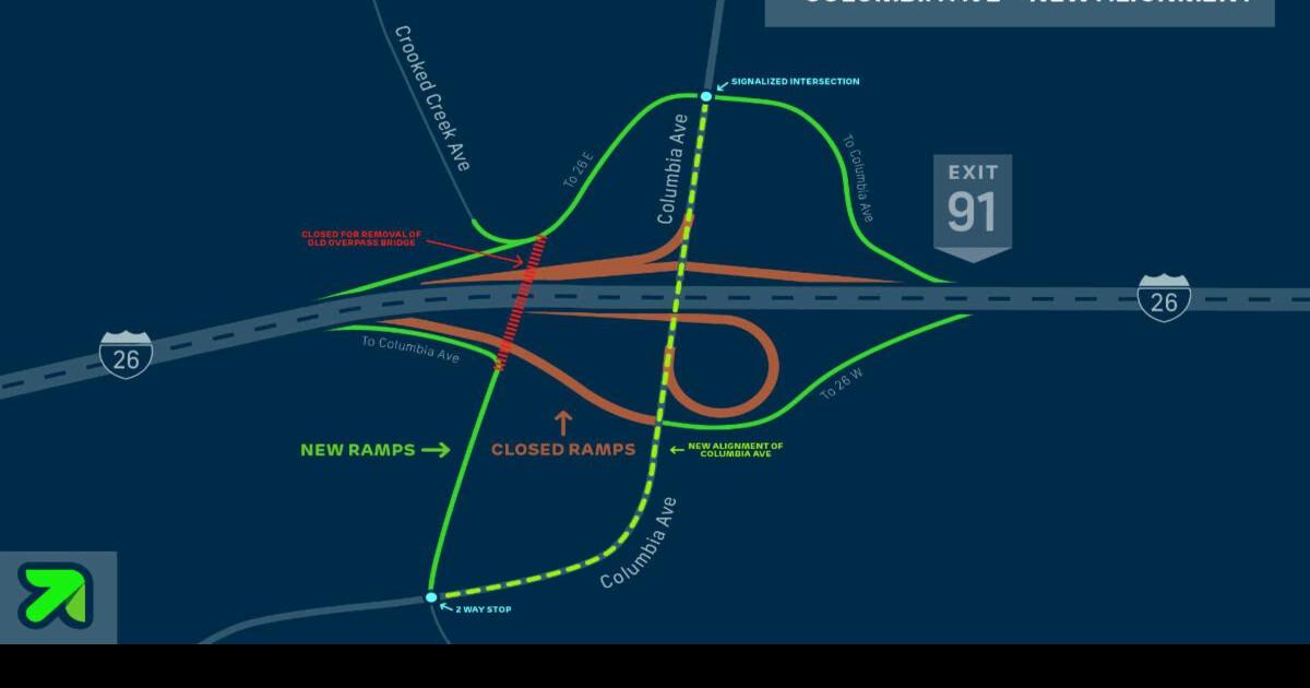 New I-26 Exit 91 overpass and ramps set to open | Communities ...