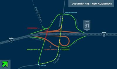 New I-26 Exit 91 overpass and ramps set to open | Communities ...