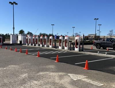 Tesla charging station opening in Village at Sandhill | Columbia ...