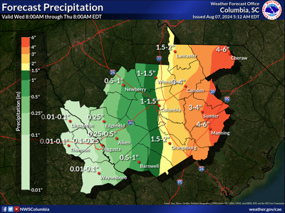 Flood watch remains in effect for the Midlands as Debbie makes second ...