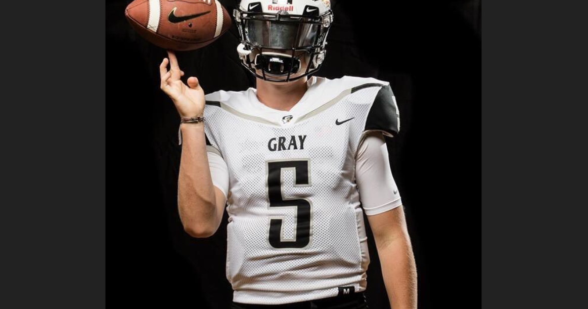 Gray Collegiate quarterback Hunter Helms commits to Holy Cross ...