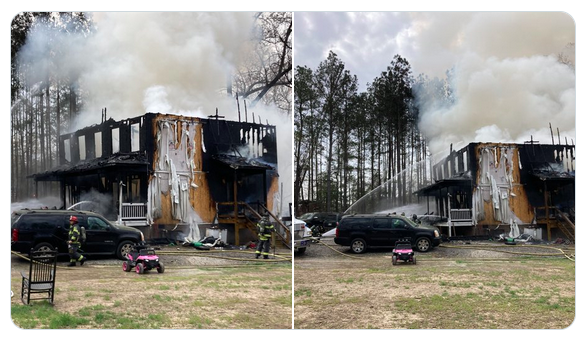 Family displaced after fire destroys two-story house in Chapin | Chapin ...