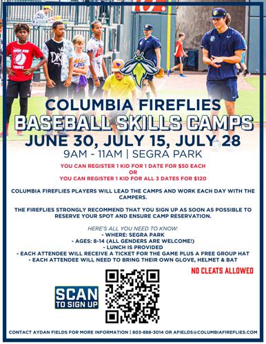 Fireflies to host multiple baseball skills camps for kids this summer ...