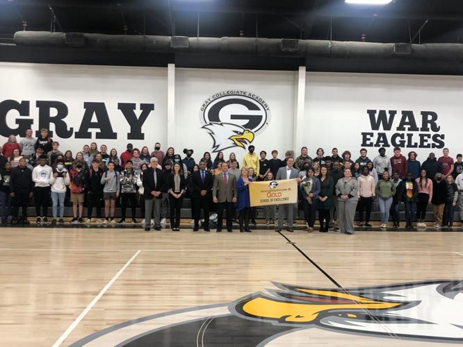 Gray Collegiate Academy receives Gold School of Excellence award | West ...