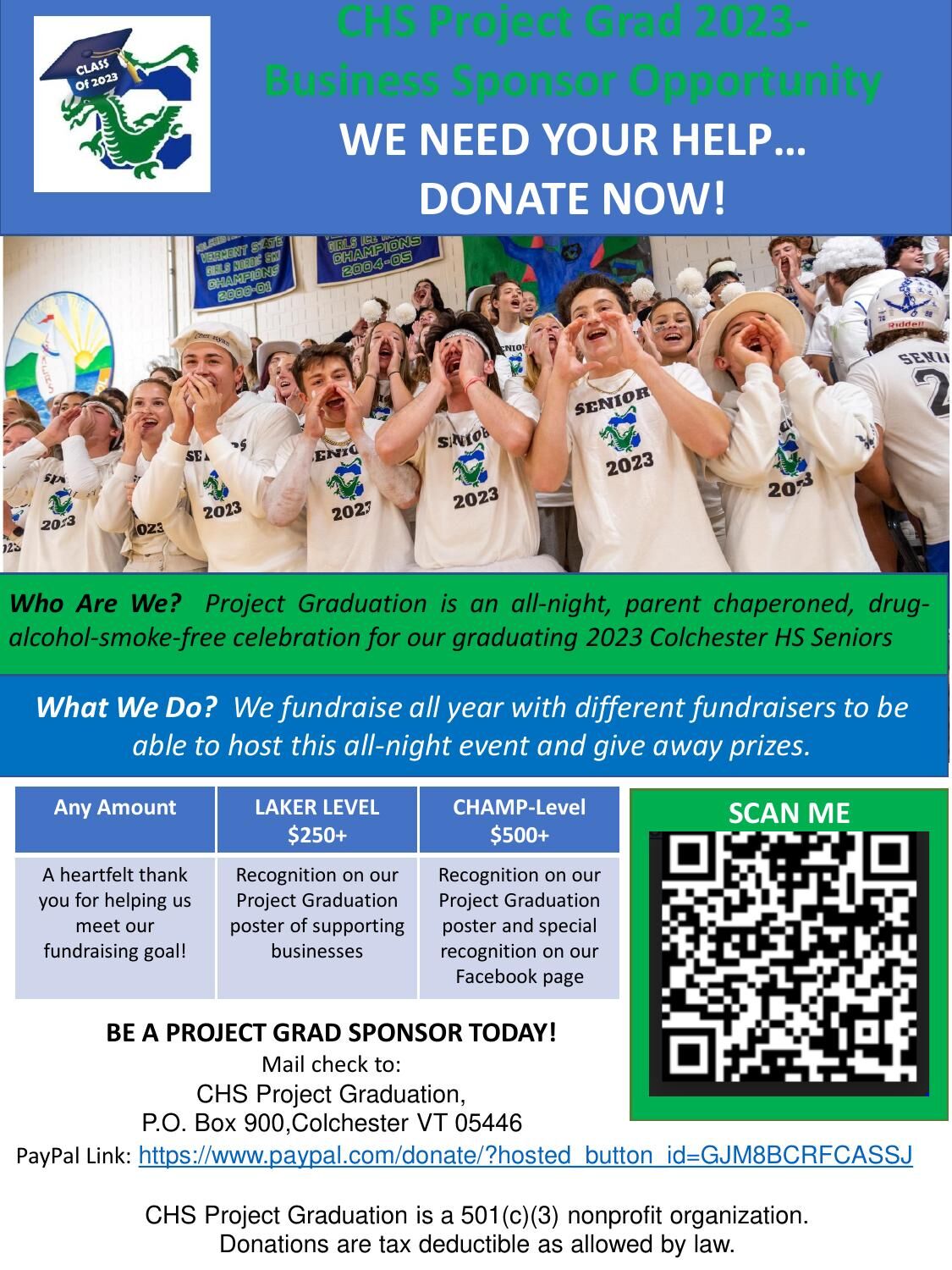 Comedy Hypnotist Show this Friday to benefit Colchester High School's Class of 2023 Project ...