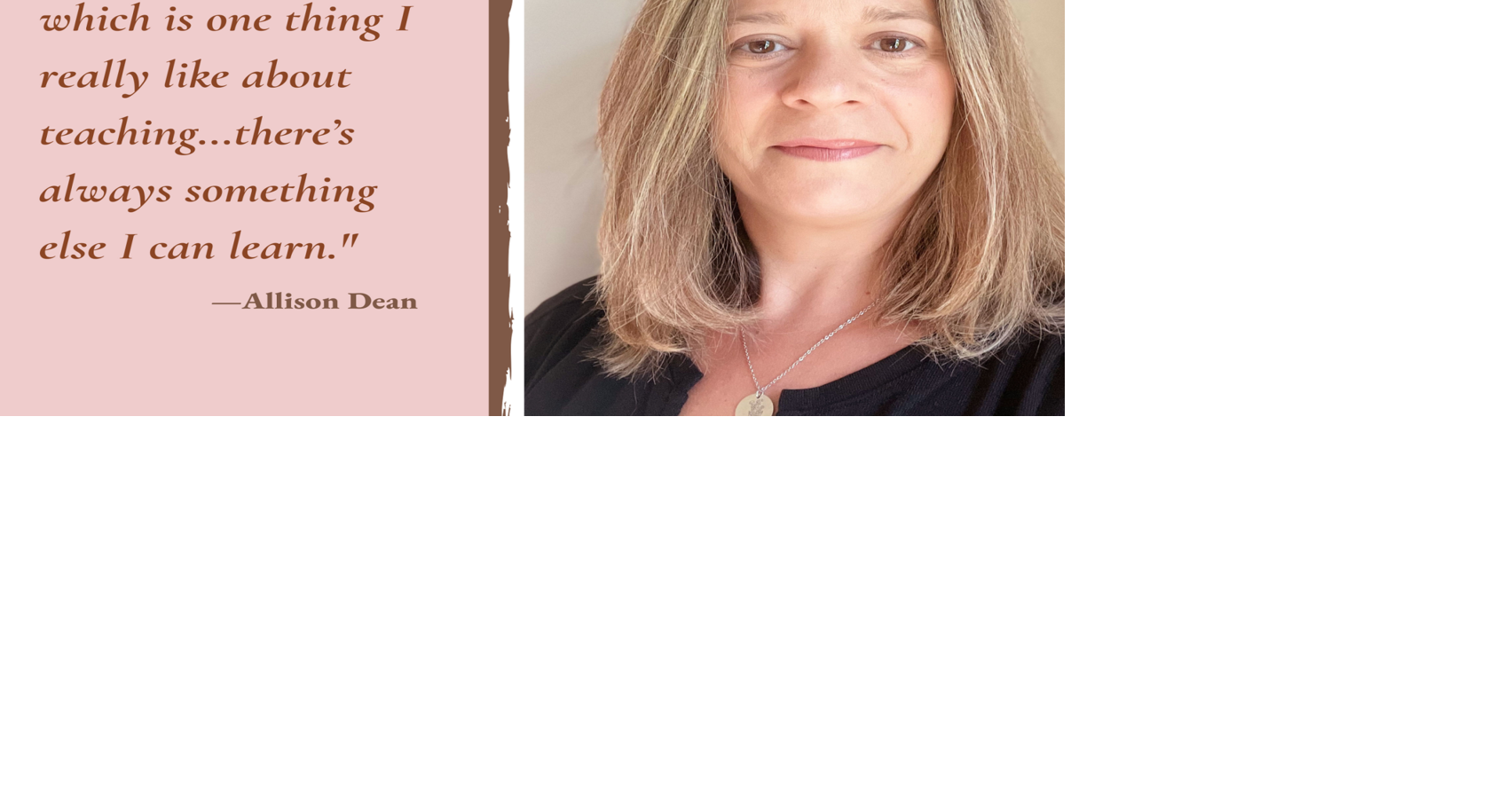 Colchester resident Allison Dean wins a 2021 Teaching Award from CCV ...