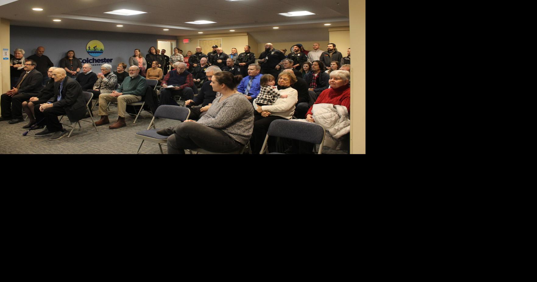 Colchester swears in new police chief, Peter Hull | Local News ...