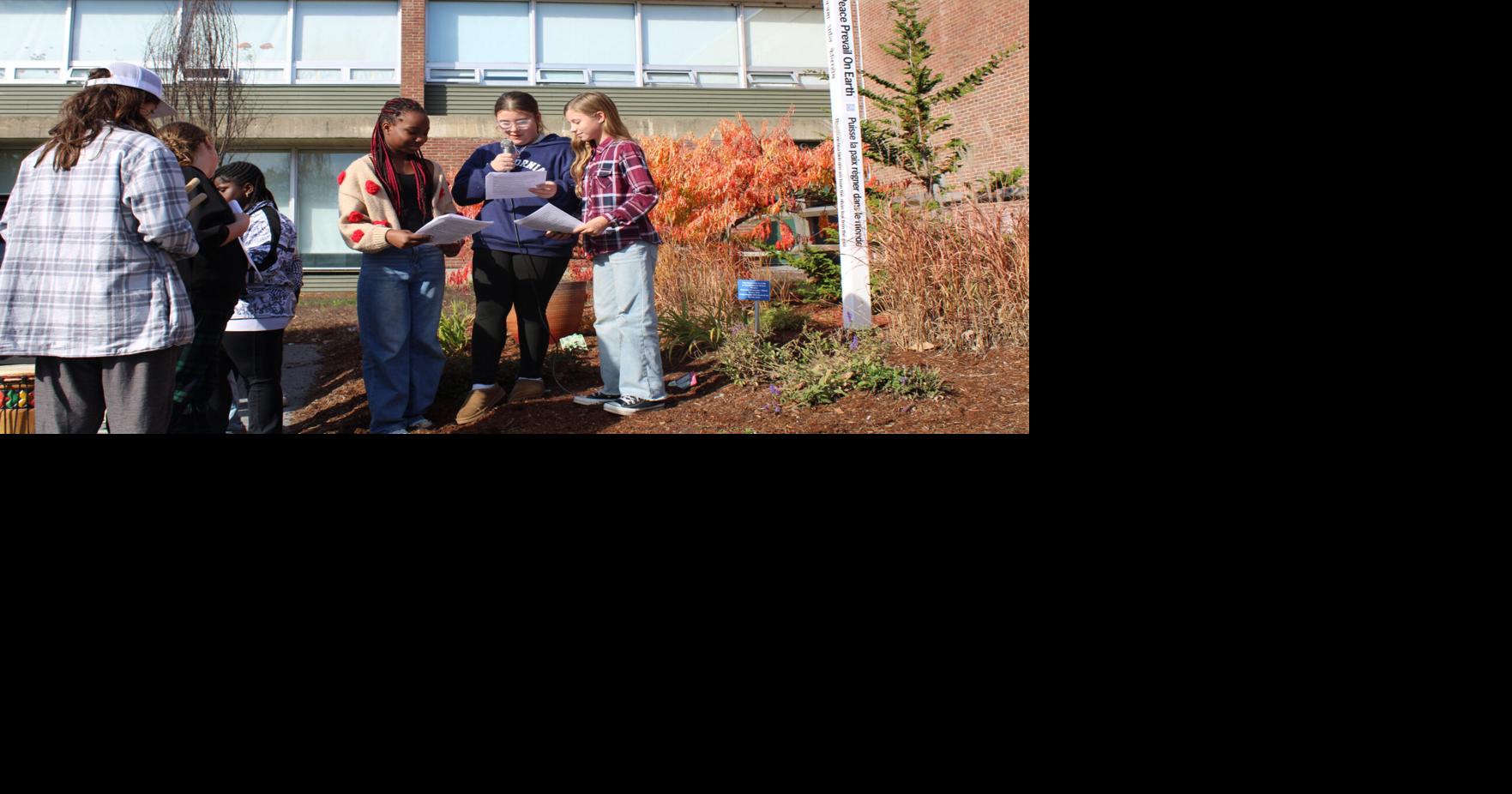 Colchester Middle School celebrates peace pole | Schools ...