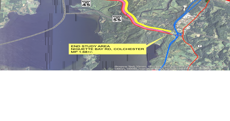 Speed limit on U.S. Route 2 in Colchester and Milton changes from 55 ...