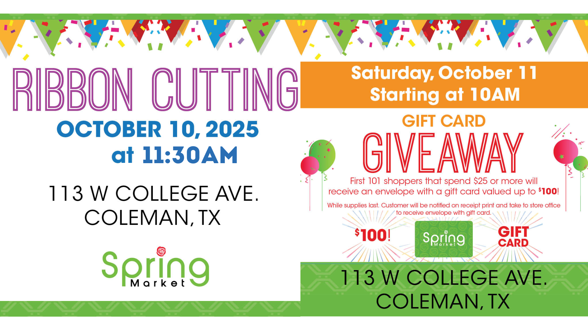 Spring Market To Celebrate Grand Re-opening of Newly Remodeled Store in ...