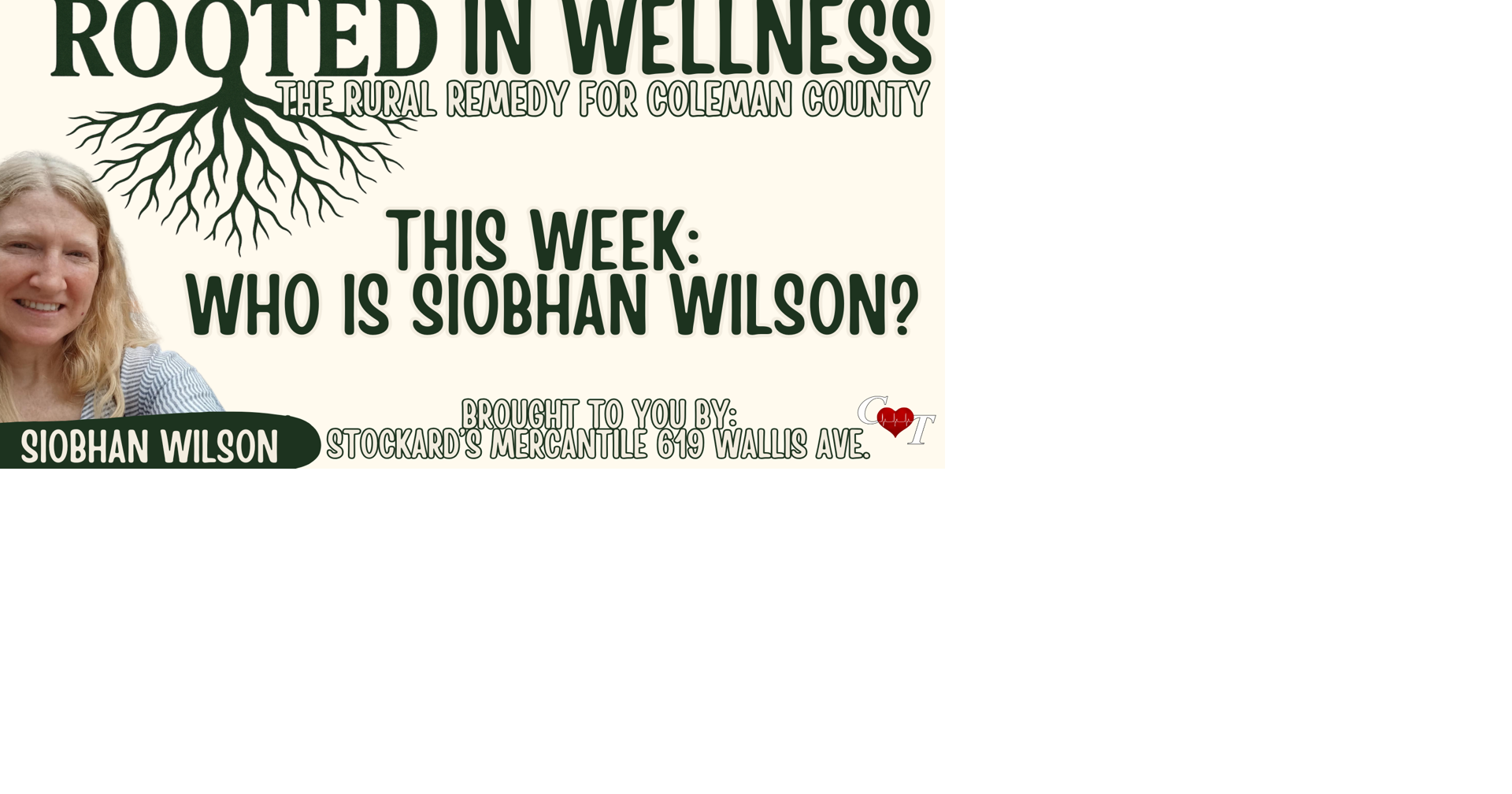 Meet Siobhan Wilson: Coleman Today’s New Voice for Rural Health and ...