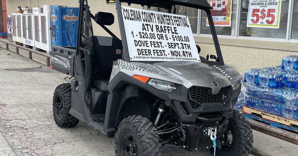 Annual ATV Raffle Returns for Coleman County Hunter's Festival | News ...