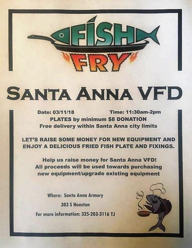 Fish Fry Fundraiser for S.A. VFD | News | colemantoday.com