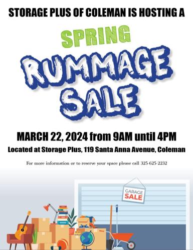 Spring Rummage Sale | Calendar | colemantoday.com