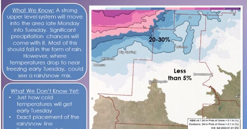 Needed Rain Now Likely Monday Night and Tuesday - Low Snow Chance ...