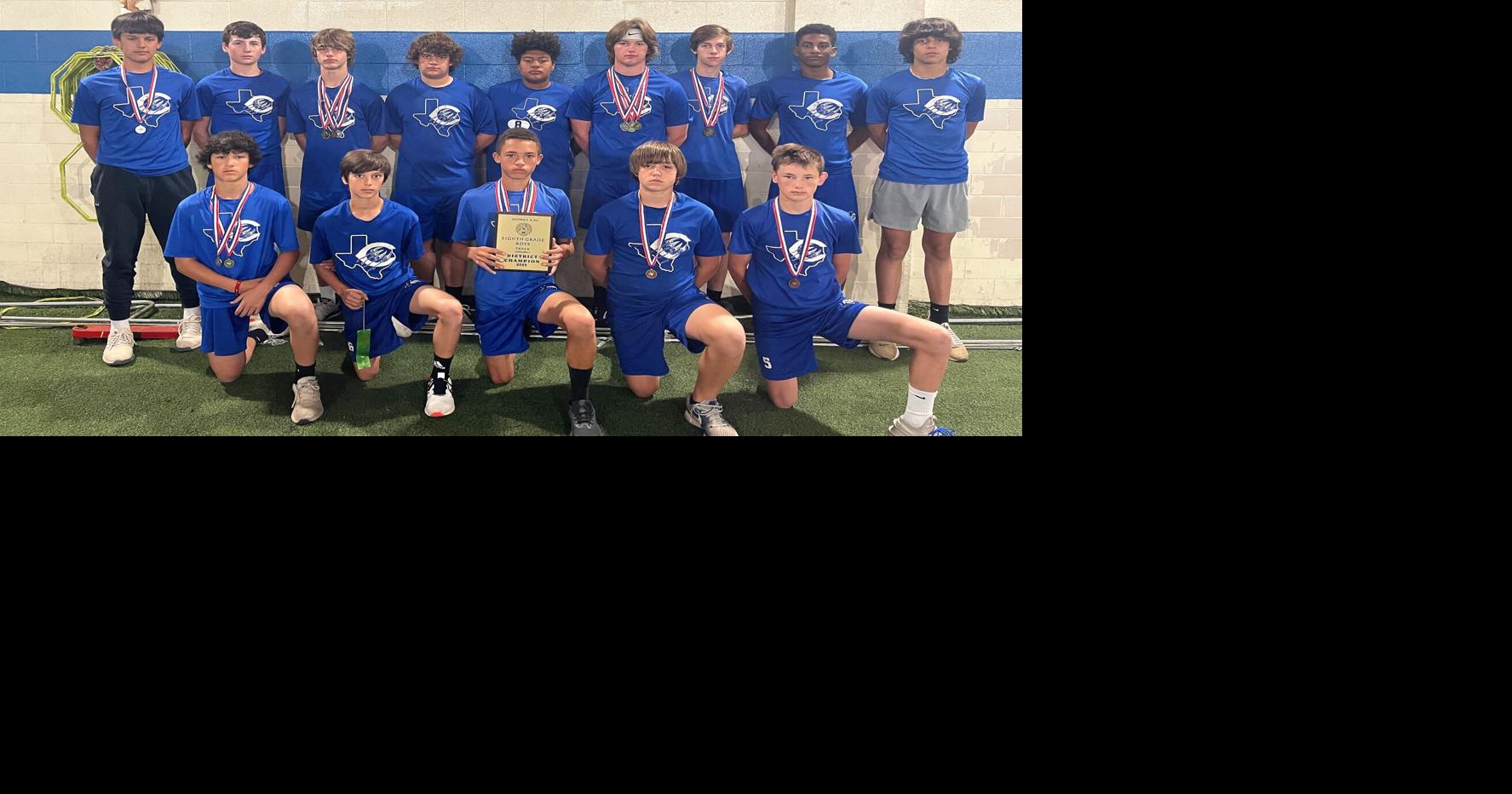 8th Grade Bluecats 2023 District Track Champions | Sports ...