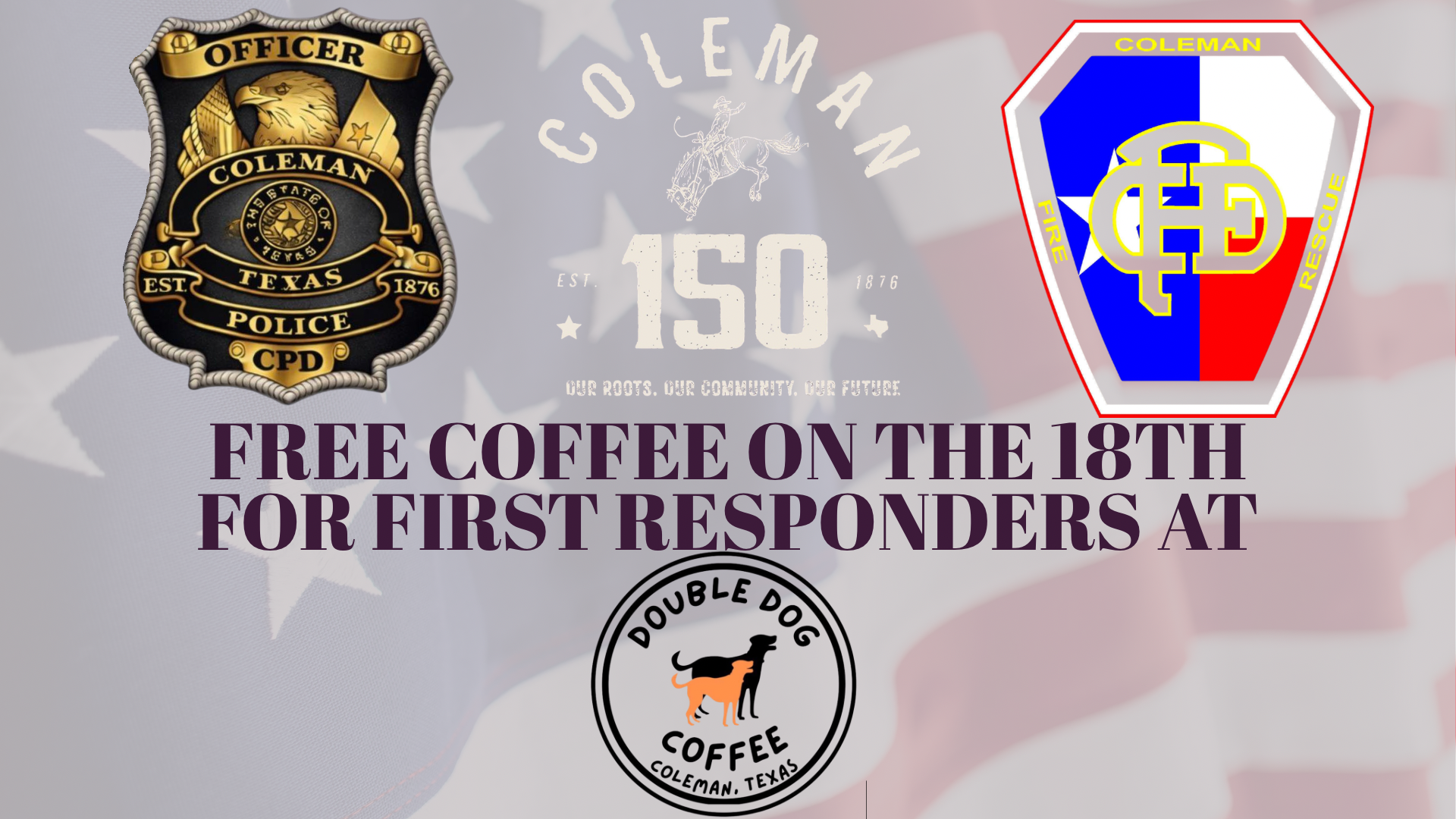 Double Dog to Offer Free Coffee to First Responders During the Event on ...