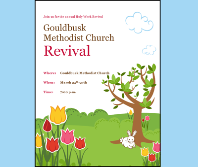 Gouldbusk Methodist Church Revival Announced | News | colemantoday.com