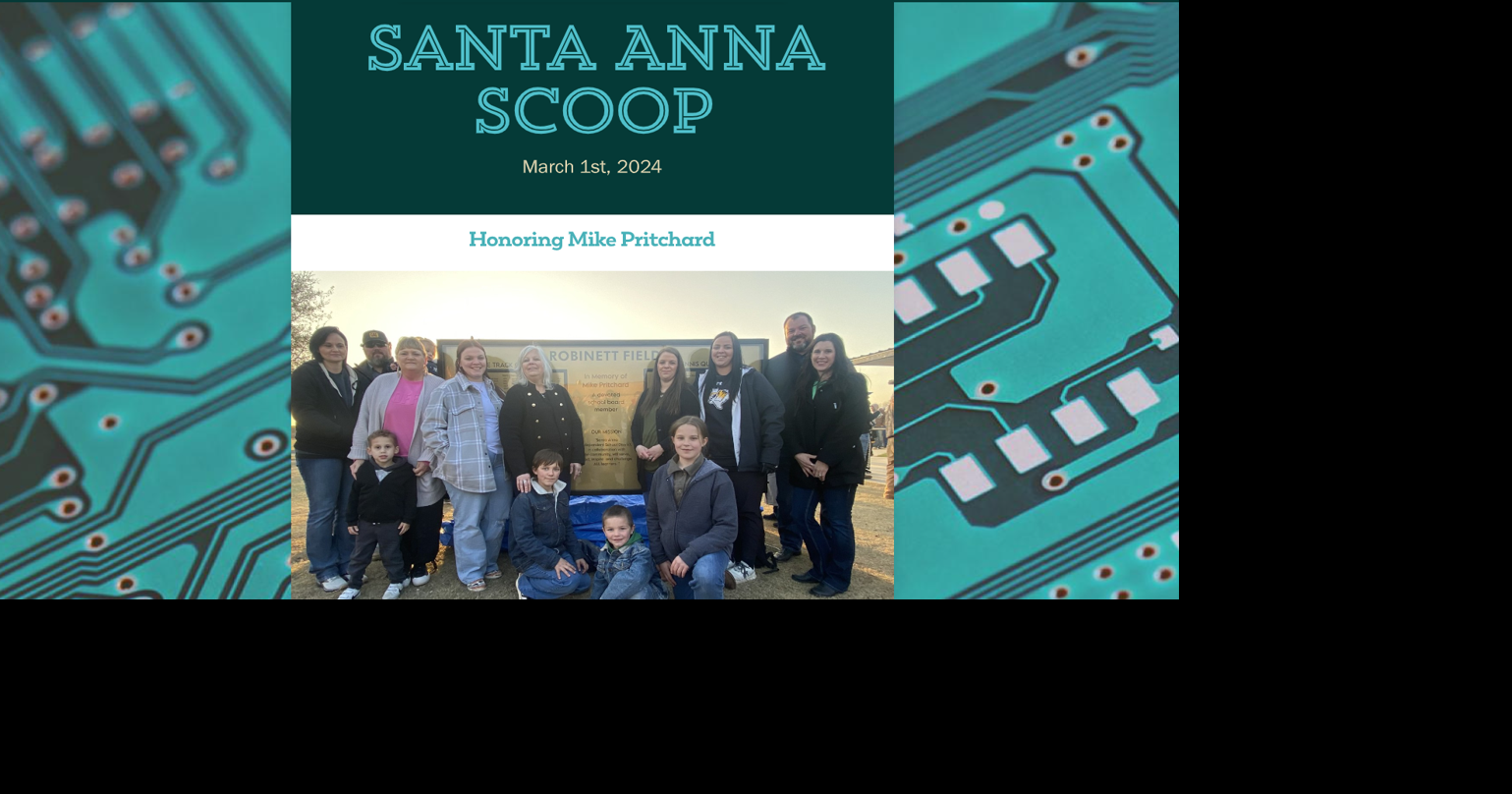 Santa Anna ISD Scoop Newsletter | News | colemantoday.com