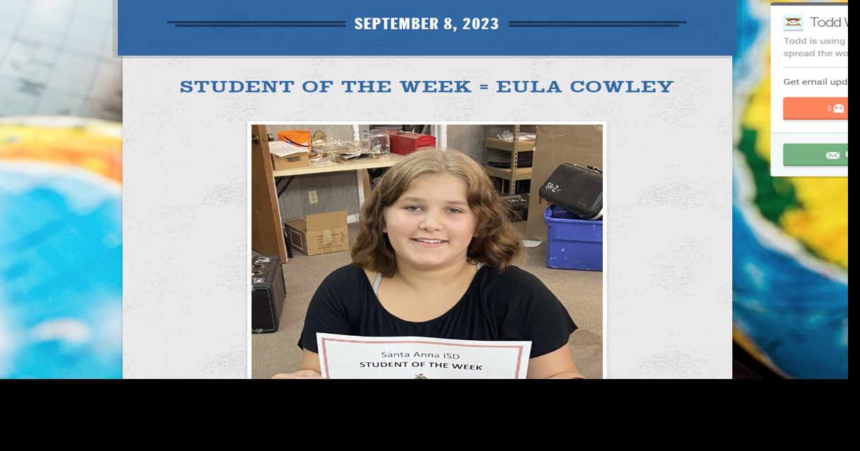 Santa Anna ISD SCOOP Newsletter | News | colemantoday.com