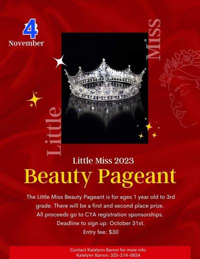 Little Miss Pageant | Calendar | colemantoday.com