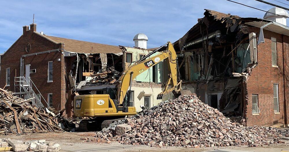 Demolition Begins of Old Hospital Buildings at Coleman County Medical ...