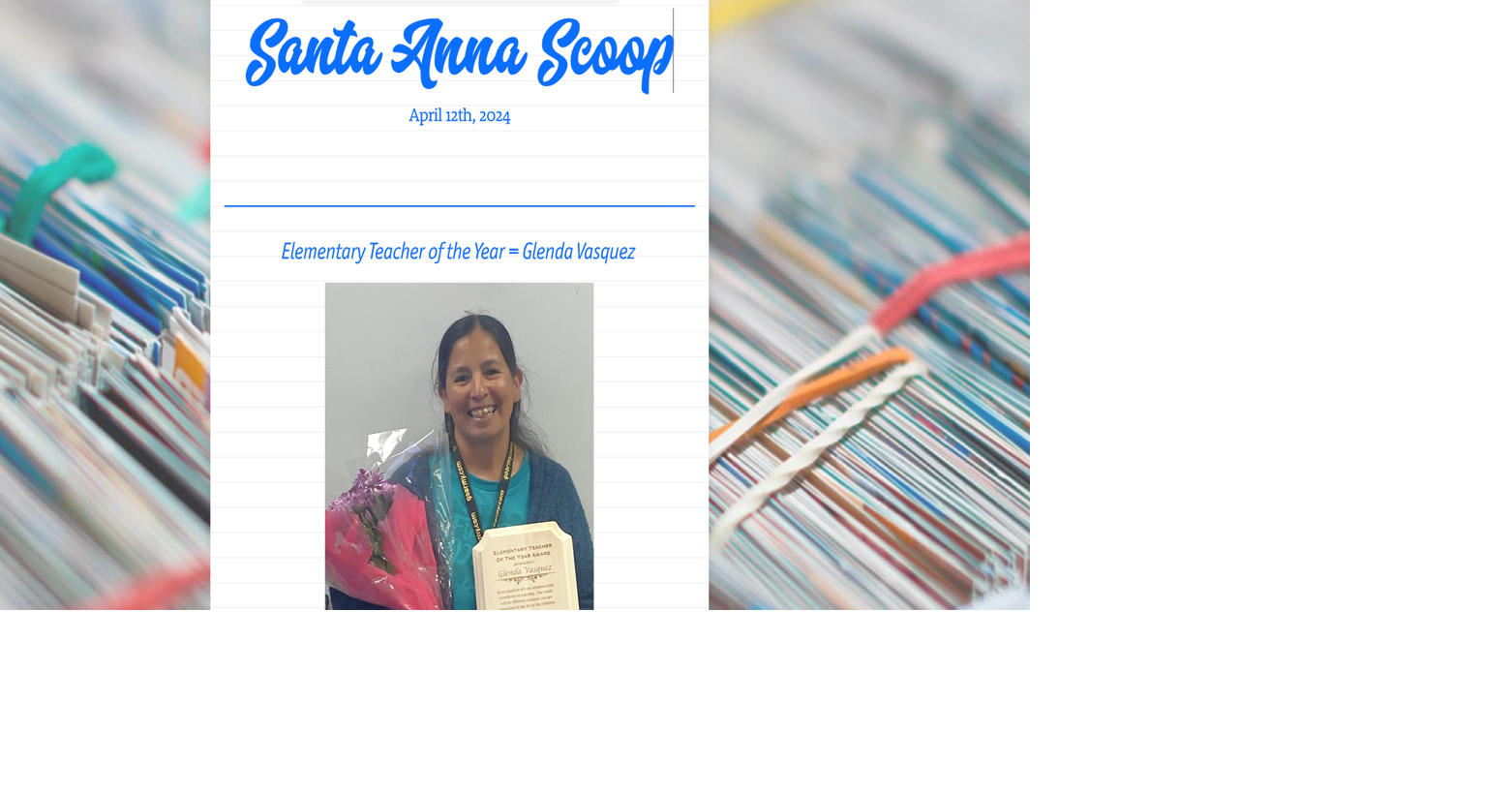 Santa Anna ISD Scoop Newsletter for This Week | News | colemantoday.com