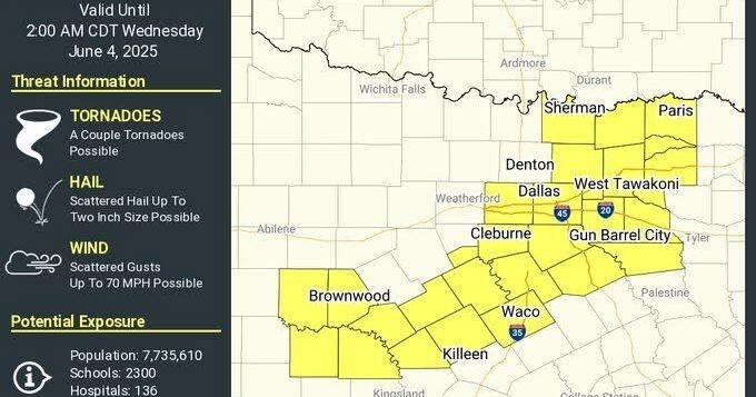 US National Weather Service Sets Severe Thunderstorm Watch | Weather ...