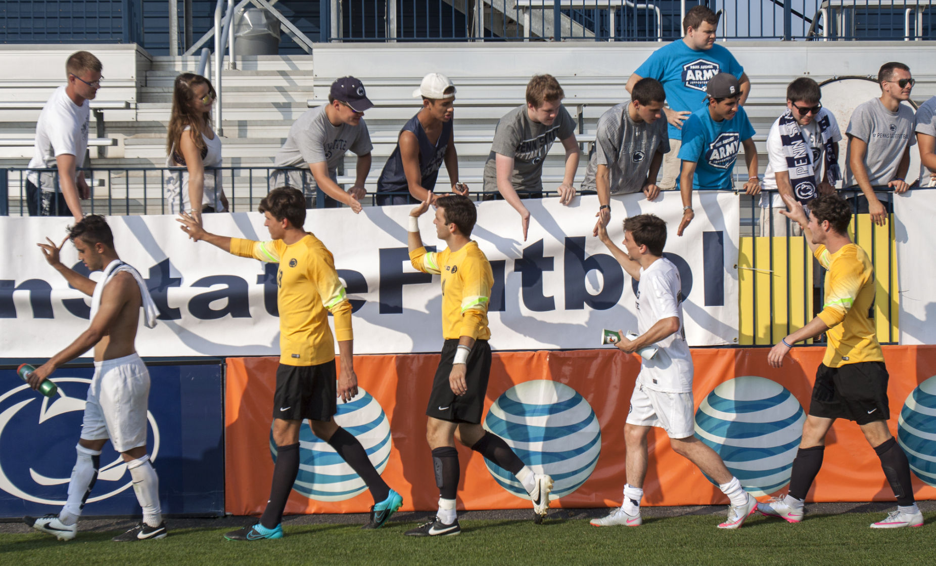 Penn State student section Sons of Jeffrey debuts at Jeffrey Field ...