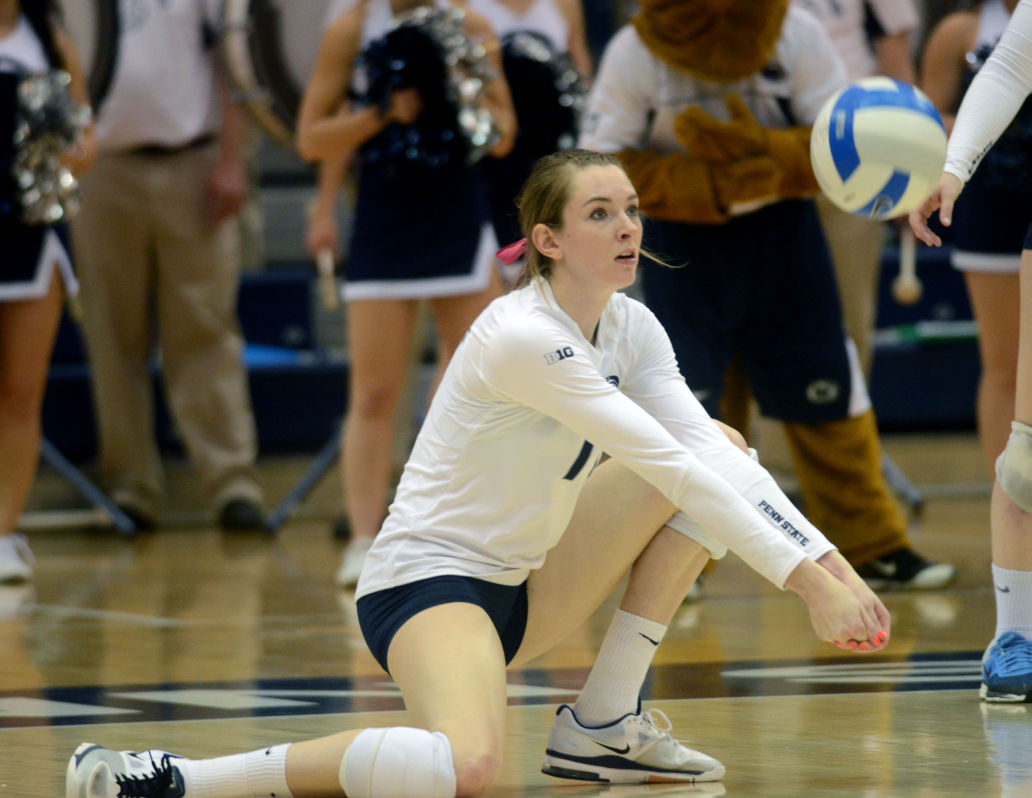 Penn State women’s volleyball earns 14th straight win on senior night ...