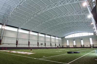 Athletic department reveals innovative new indoor practice facility ...