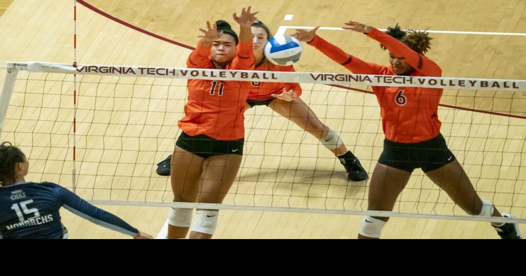 Virginia Tech volleyball clean sweeps competition in the Hokie ...