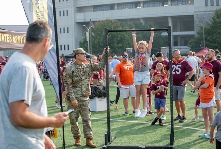 Parents, Kids, pregame in Hokie Village | Gallery | collegiatetimes.com