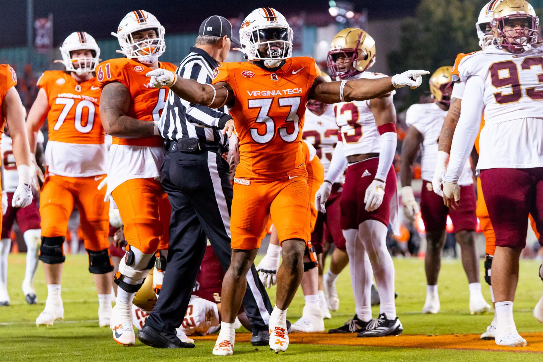 Tuten breaks spirits and records as Virginia Tech rolls Boston College ...