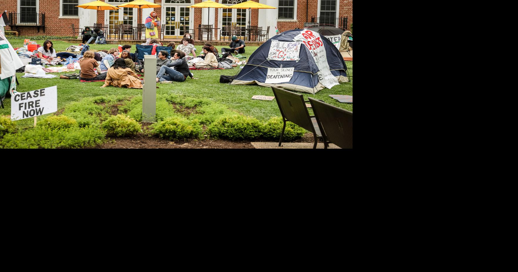 Pro-Palestinian protesters create encampment at Virginia Tech | News ...