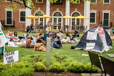 Pro-Palestinian protesters create encampment at Virginia Tech | News ...