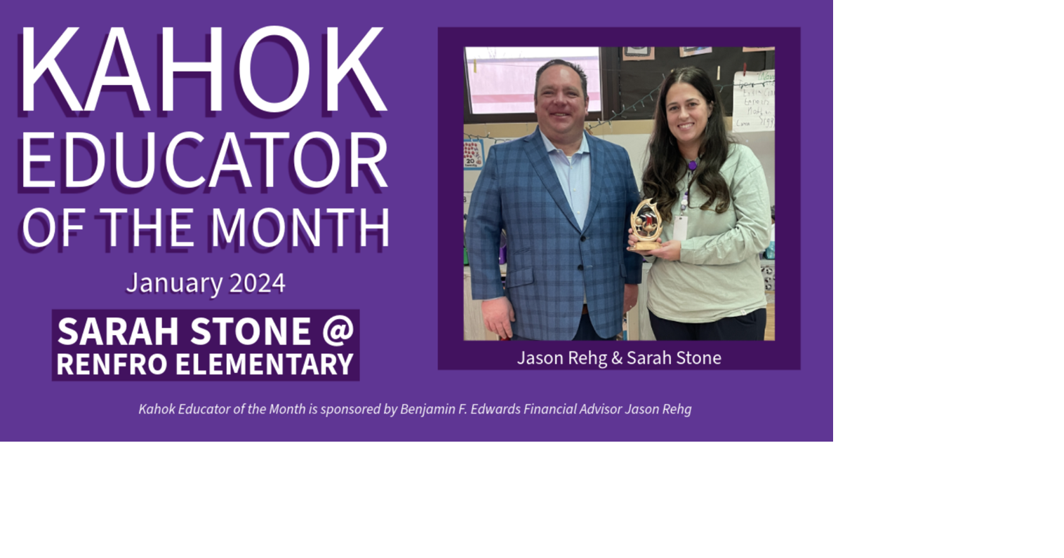 Renfro's Sarah Stone Earns January 2024 Kahok Educator of Month ...