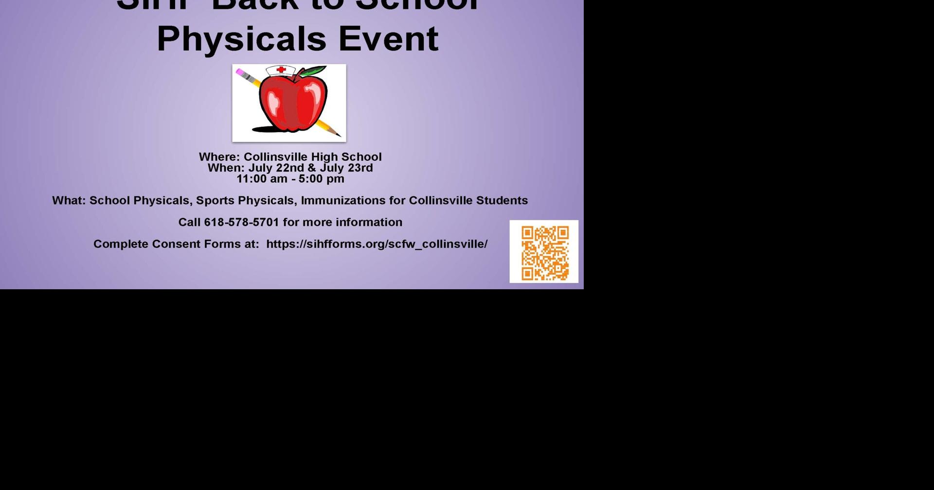 SIHF to Offer Physicals and Immunizations on July 22 and 23 | CUSD10 ...
