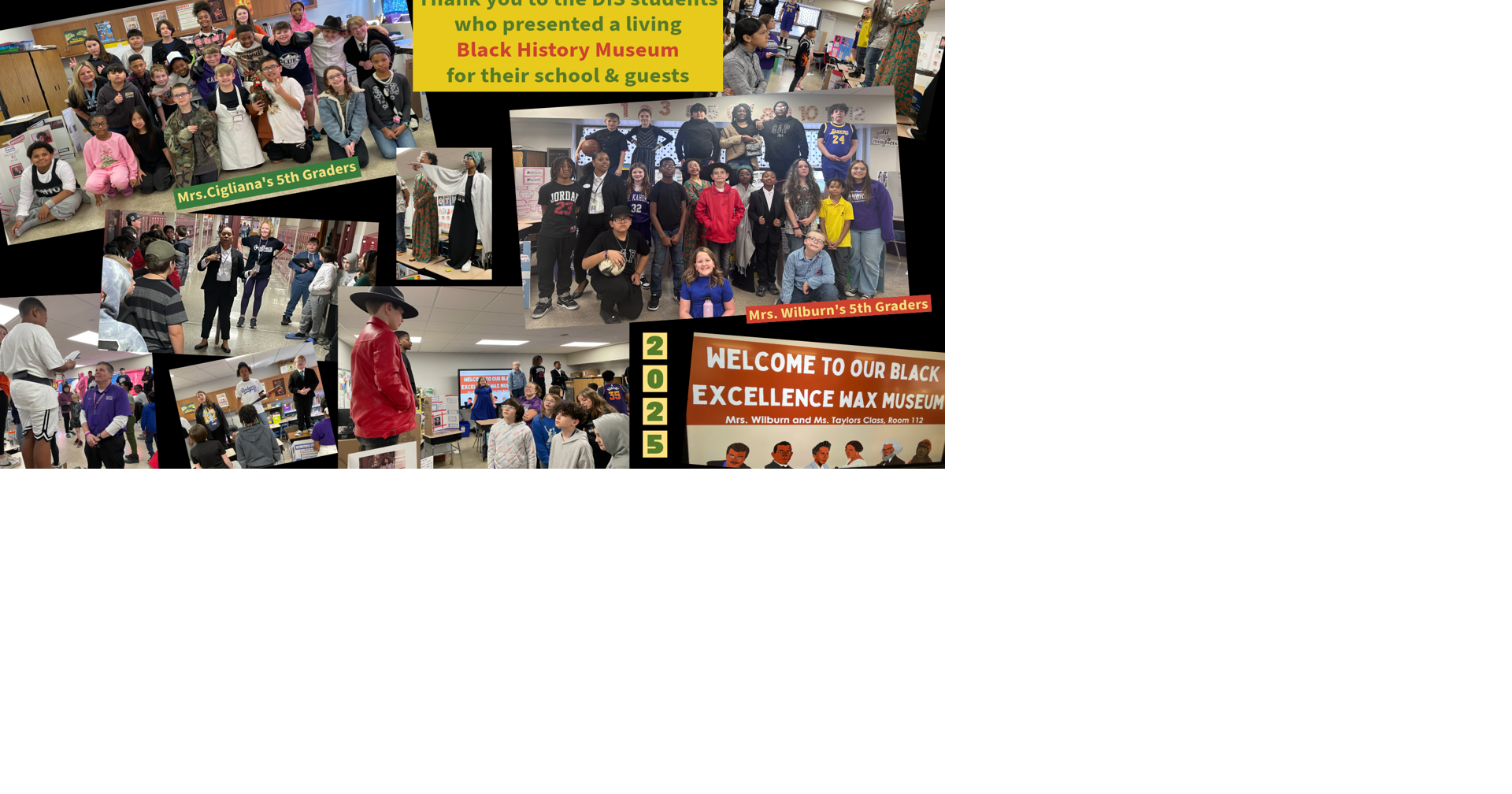 DIS Fifth Graders Presented Living Black History Wax Museum | CUSD10 ...