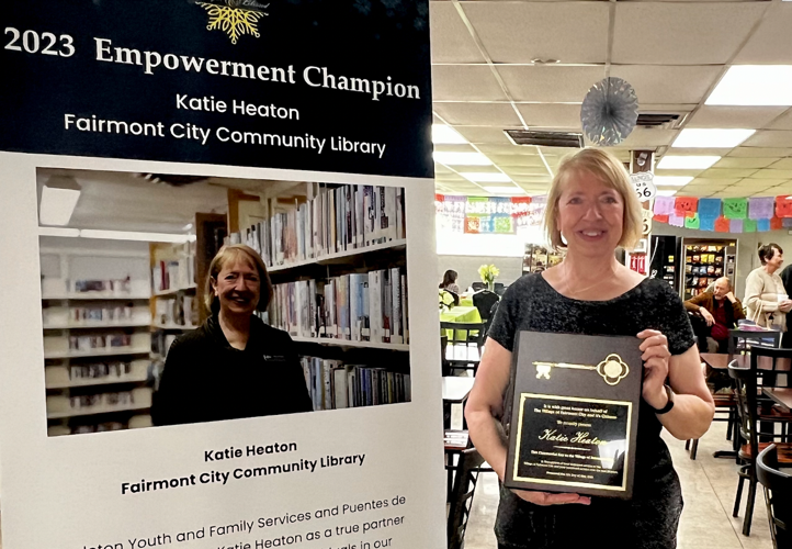 Fairmont City Library Director Katie Heaton Has Retirement Party, She ...