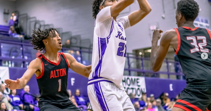 Kahok Basketball Finals at Alton: Alton 51 Collinsville 47 ...