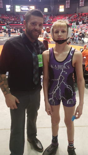 Mason Hare Places Fourth At IESA State Wrestling, His Kahoks' Future ...